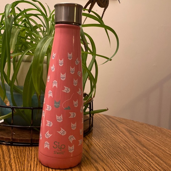 Swell | Dining | Sip By Swell Stainless Steel Water Bottle Cats | Poshmark
